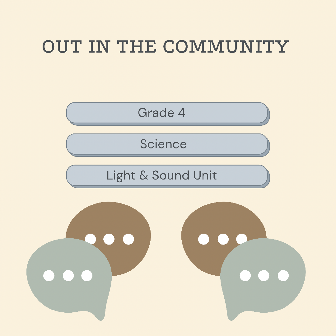 Out in the Community – Teach to Serve
