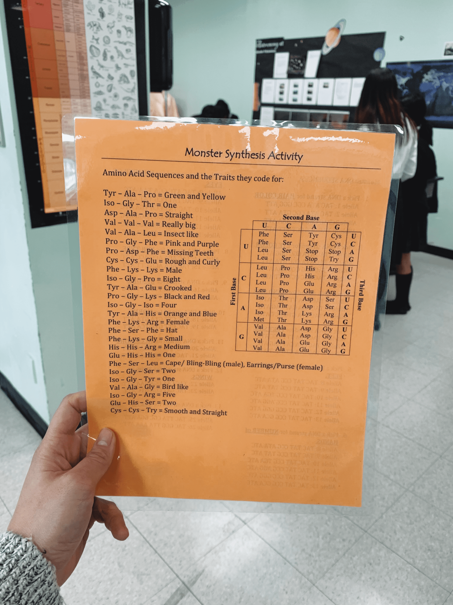 Monster Protein Synthesis Activity – Teach to Serve